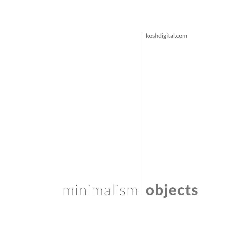 Minimalism-objects
